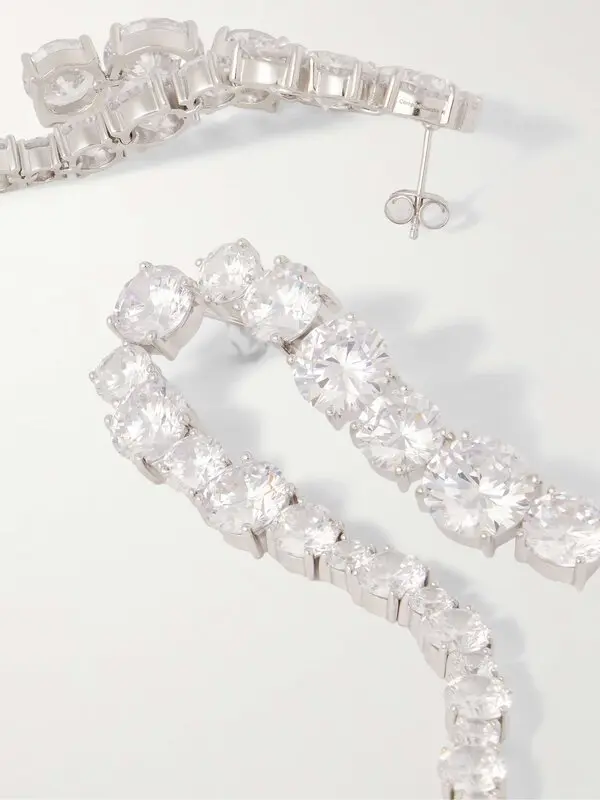 Completedworks Sleuth Recycled Zirconia Drop Earrings