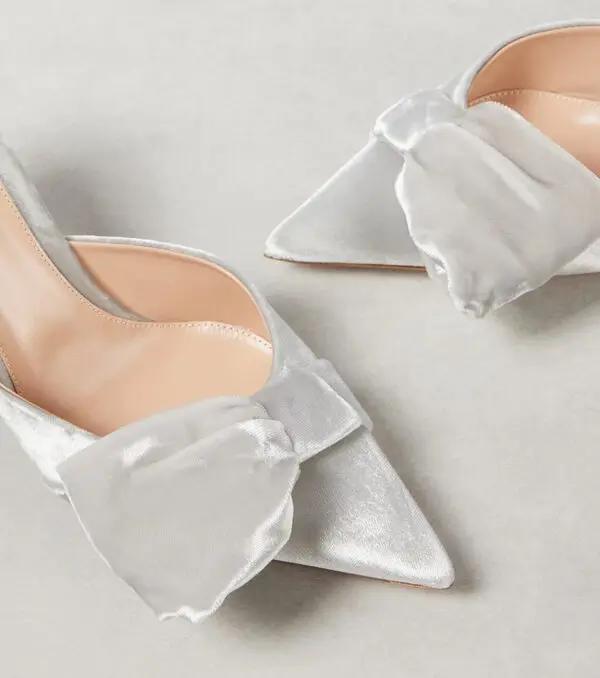 GIANVITO ROSSI 85 Velvet Mules
