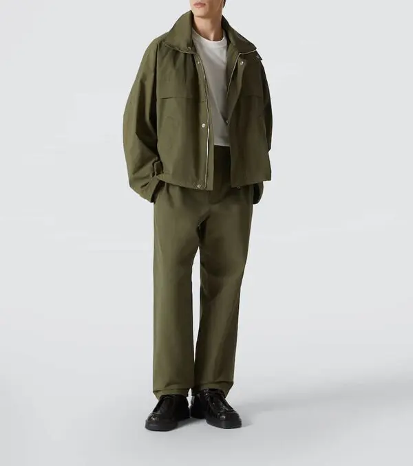 Bottega Veneta Technical Faille Straight Trousers