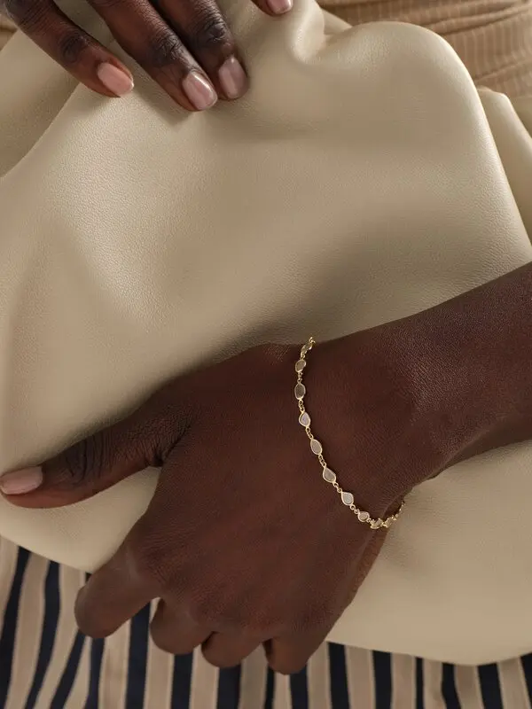 Jia Jia And Diamond Slice Bracelet