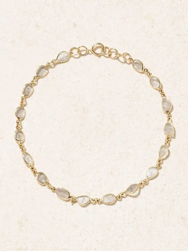 Jia Jia And Diamond Slice Bracelet