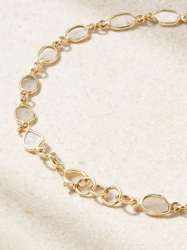 Jia Jia And Diamond Slice Bracelet