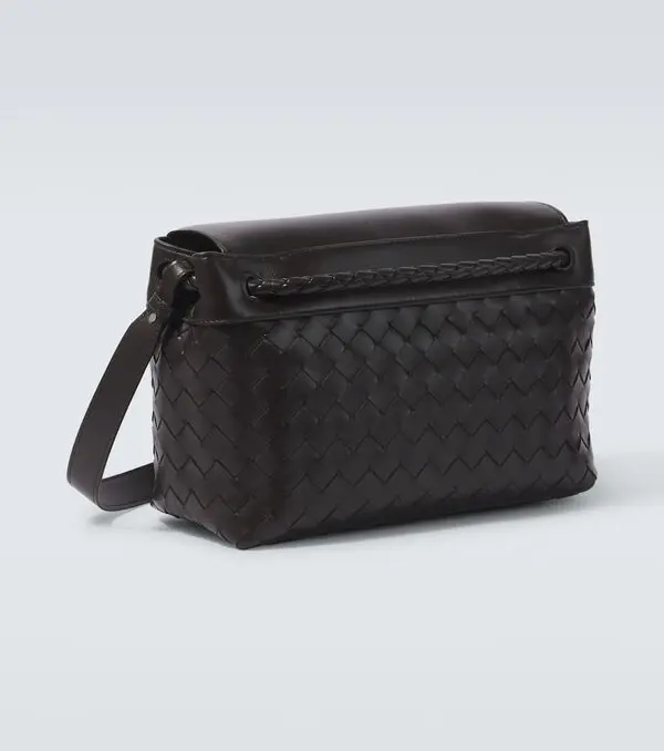 Bottega Veneta Andiamo Knot Small Leather Messenger Bag