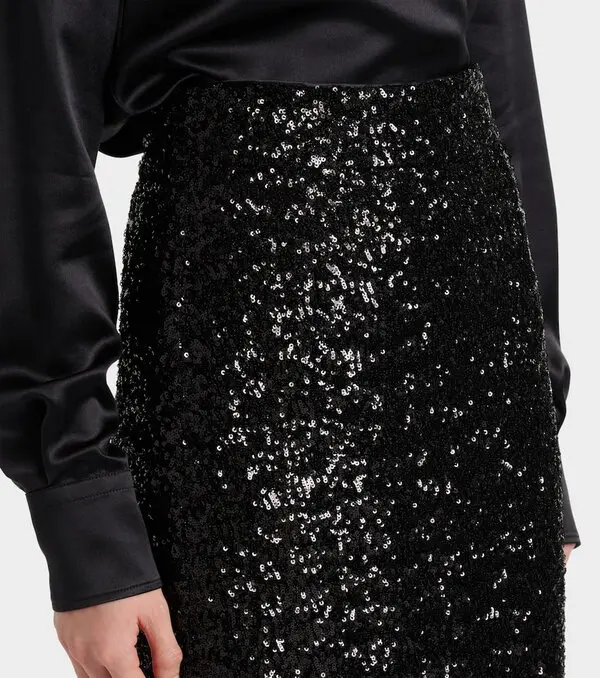 Dolce & Gabbana Sequined Midi Skirt