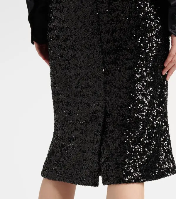 Dolce & Gabbana Sequined Midi Skirt