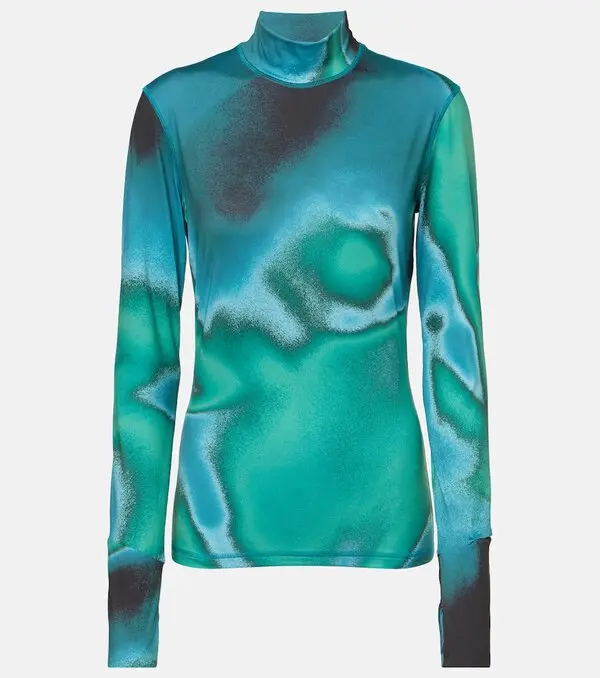 Aztech Mountain Printed Ski Top - Green