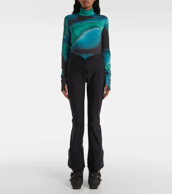 Aztech Mountain Printed Ski Top - Green