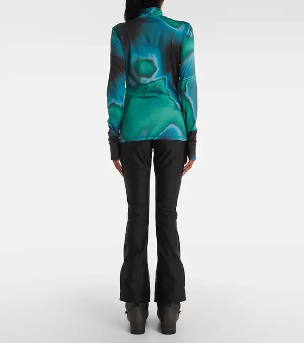 Aztech Mountain Printed Ski Top - Green