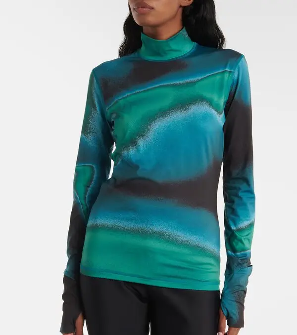 Aztech Mountain Printed Ski Top - Green
