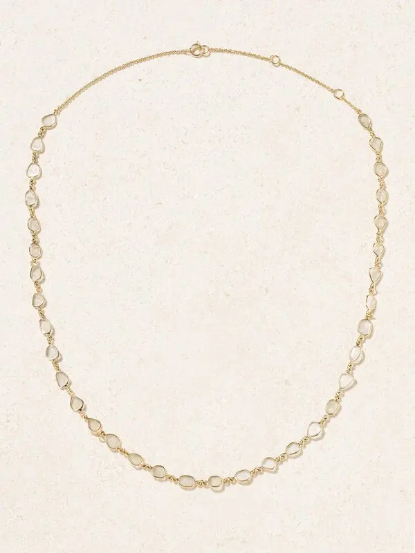 Jia Jia Necklace With Diamonds - Gold