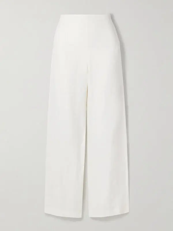 Faithfull The Brand Ilride Linen Straight-leg Trousers - White
