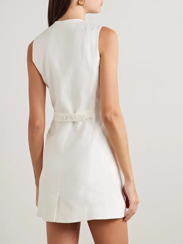 Faithfull The Brand Jane Linen Mini Dress