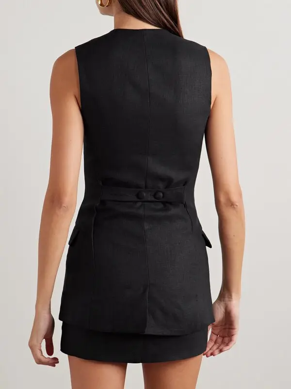 Faithfull The Brand Jane Linen Vest