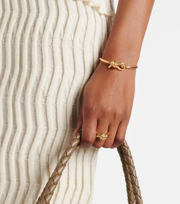 Bottega Veneta Knot Sterling Silver Ring