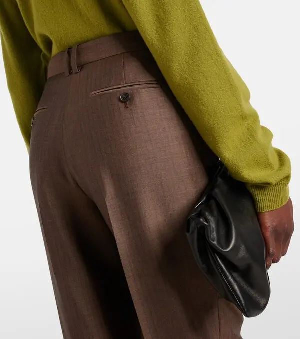 THE ROW Norbert Straight Pants - Brown