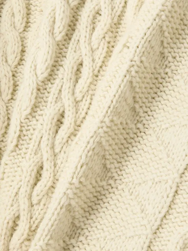 Bottega Veneta Oversized Cable-knit Wool Sweater