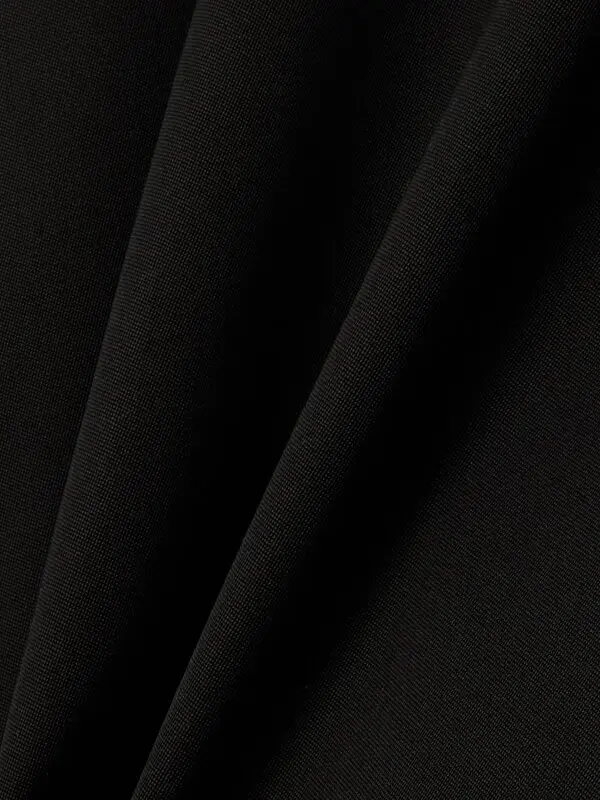 Bottega Veneta Grain De Poudre Wool Midi A-line Skirt
