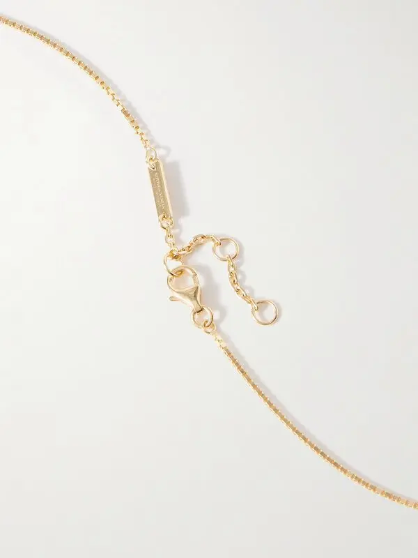 Bottega Veneta Plated Knot Pendant Necklace
