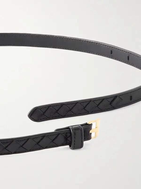 Bottega Veneta Intrecciato Leather Belt