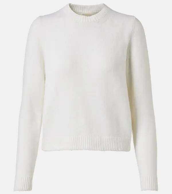 Khaite Leta Cashmere Sweater - White