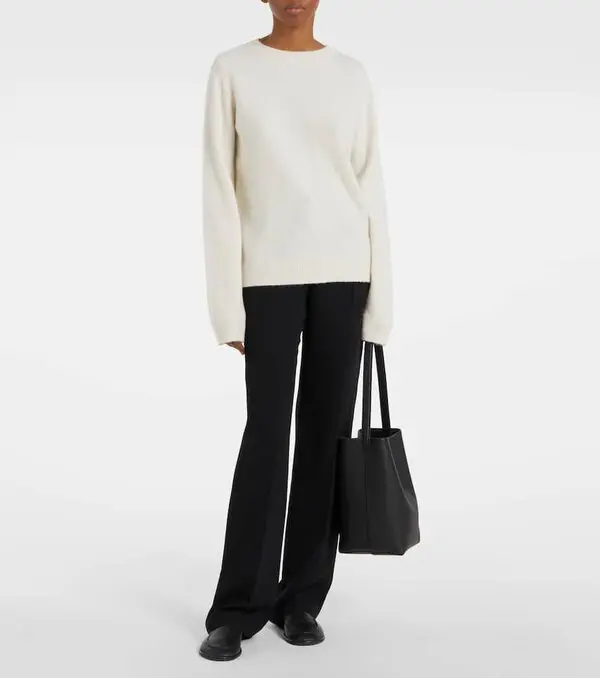 THE ROW N/s Park Medium Leather Tote Bag