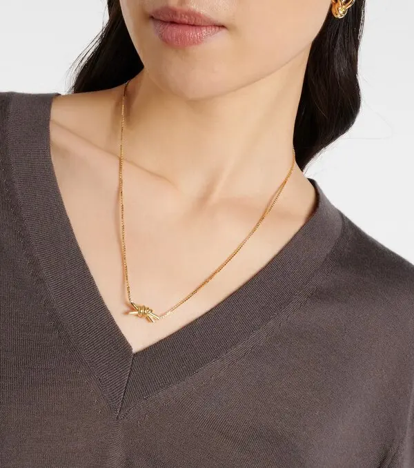 Bottega Veneta Knot Necklace