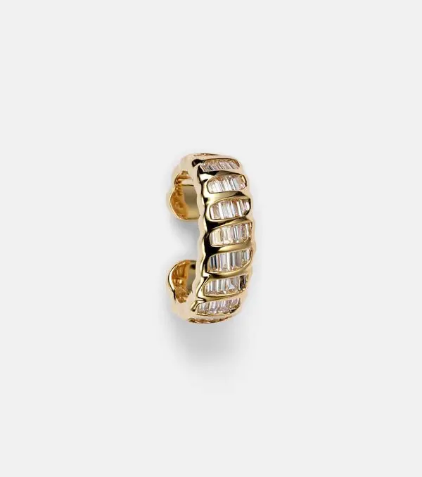 ANITA KO Zoe 18kt Ear Cuff With Diamonds - Gold