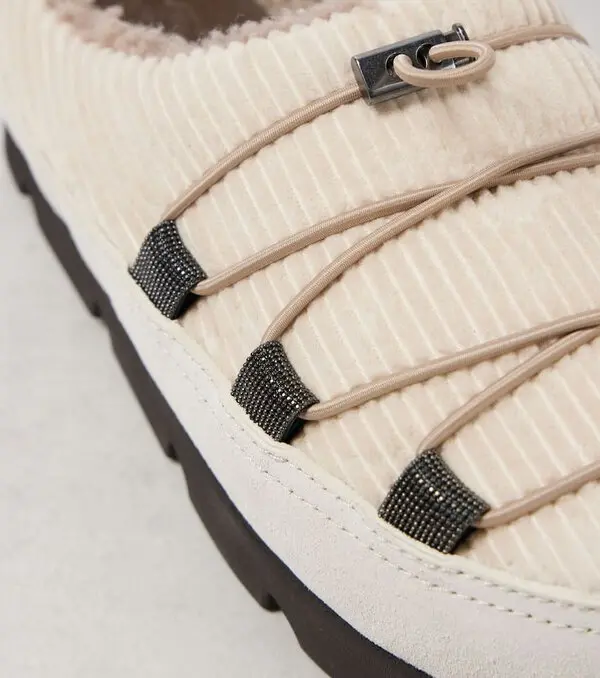 Brunello Cucinelli Shearling-lined Slippers