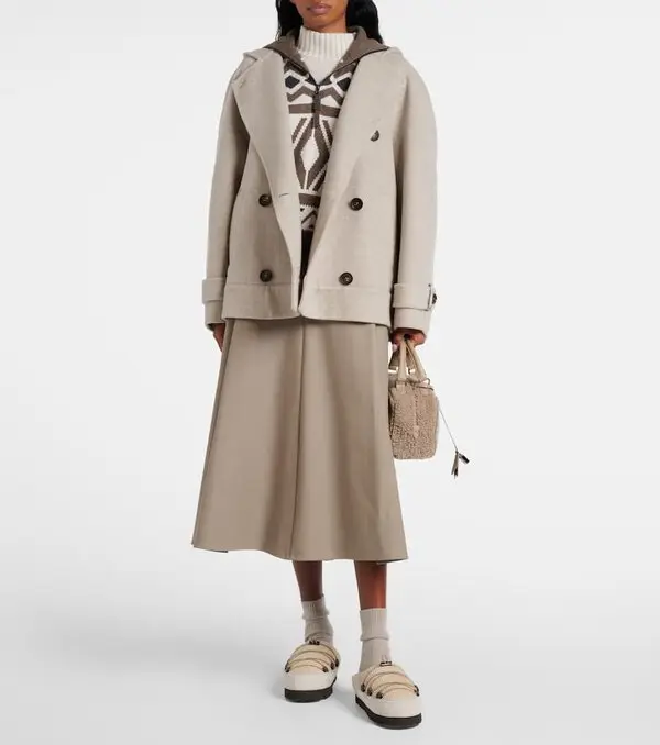 Brunello Cucinelli Shearling-lined Slippers