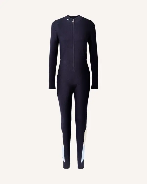 Perfect Moment Cora Merino Wool Jumpsuit - Navy