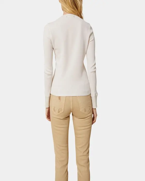 AMO Ribbed Thermal Henley Tee