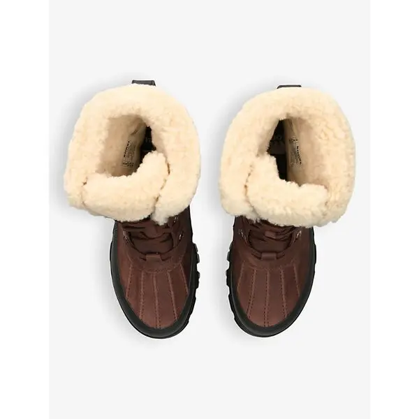 Sorel Torino V Parc Waterproof Suede Snow Boots - Brown/oth