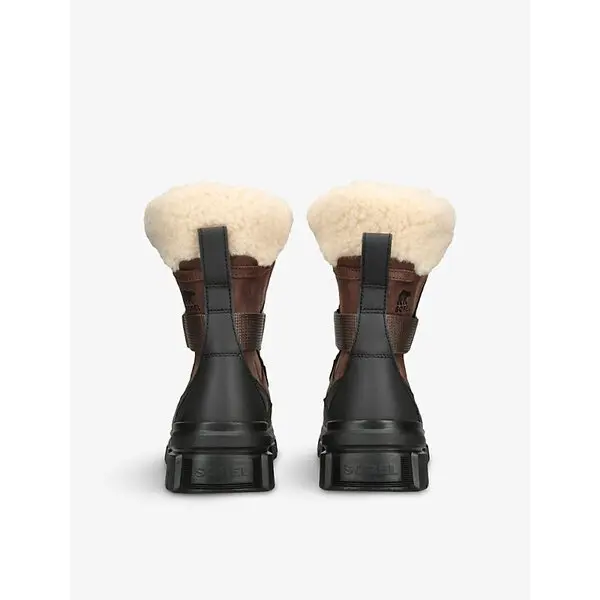 Sorel Torino V Parc Waterproof Suede Snow Boots - Brown/oth