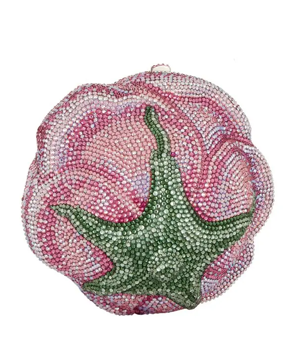 Judith Leiber Rose Romance Clutch Bag - Pink