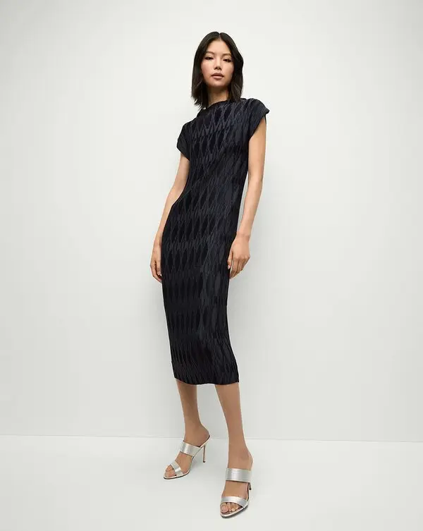 Veronica Beard Gramercy Pleated Dress
