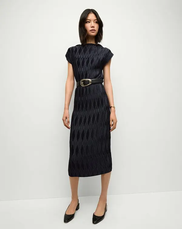 Veronica Beard Gramercy Pleated Dress