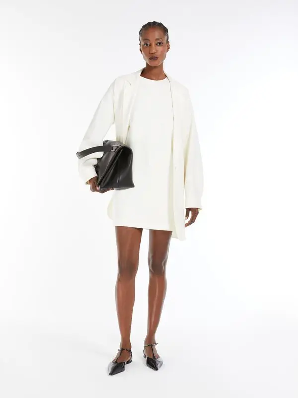 Max Mara Wool Canvas Sleeveless Dress