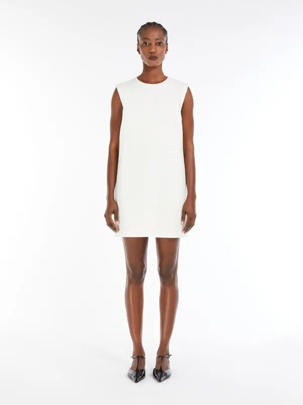 Max Mara Wool Canvas Sleeveless Dress
