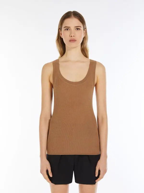 Max Mara Ribbed Wool Top