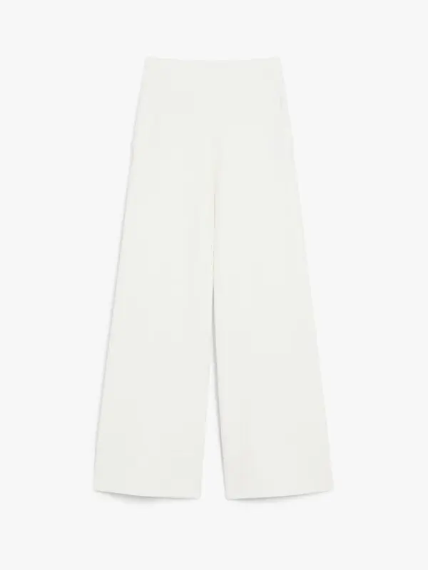 Max Mara Flared Technical Jersey Trousers