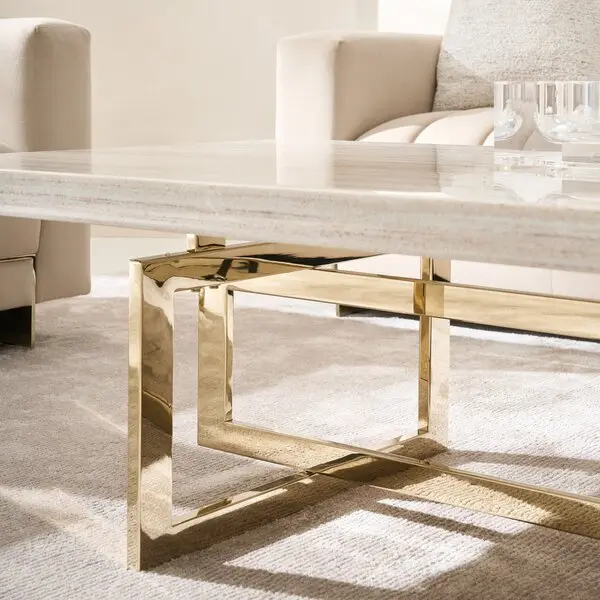 CARACOLE Wish You Were Here Cocktail Table - Gold
