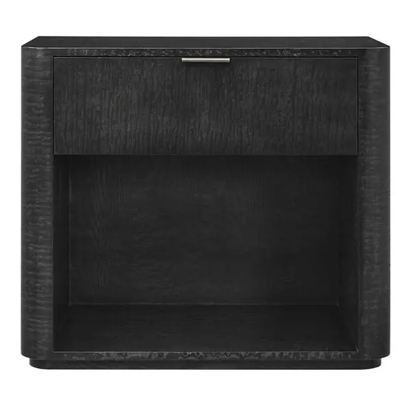 THEODORE ALEXANDER Kesden Nightstand - Silent Black