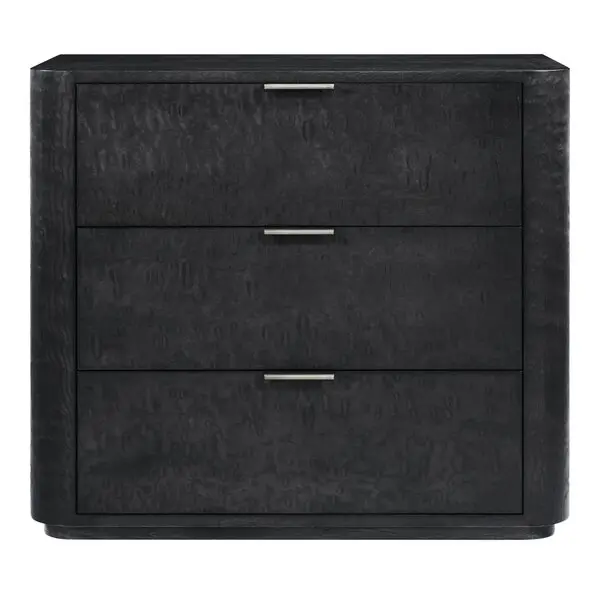 THEODORE ALEXANDER Kesden Nightstand - Silent Black