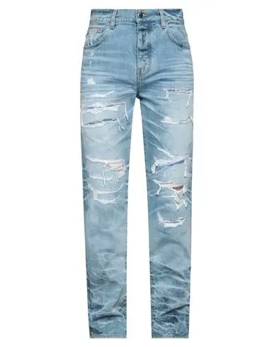 Amiri Straight Leg Jeans With Distressed Detailing