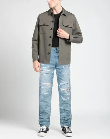 Amiri Straight Leg Jeans With Distressed Detailing