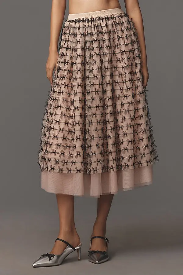 animal print tiered midi dress SHORT PUFF SLEEVE WOVEN LEOPARD PRINT TIERED MIDI DRESS