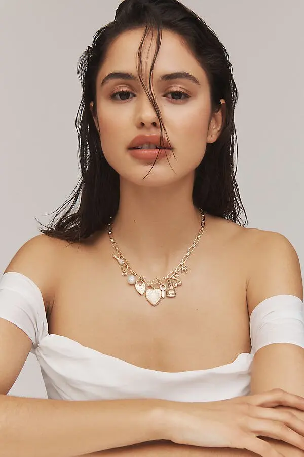 Bhldn Charm Necklace