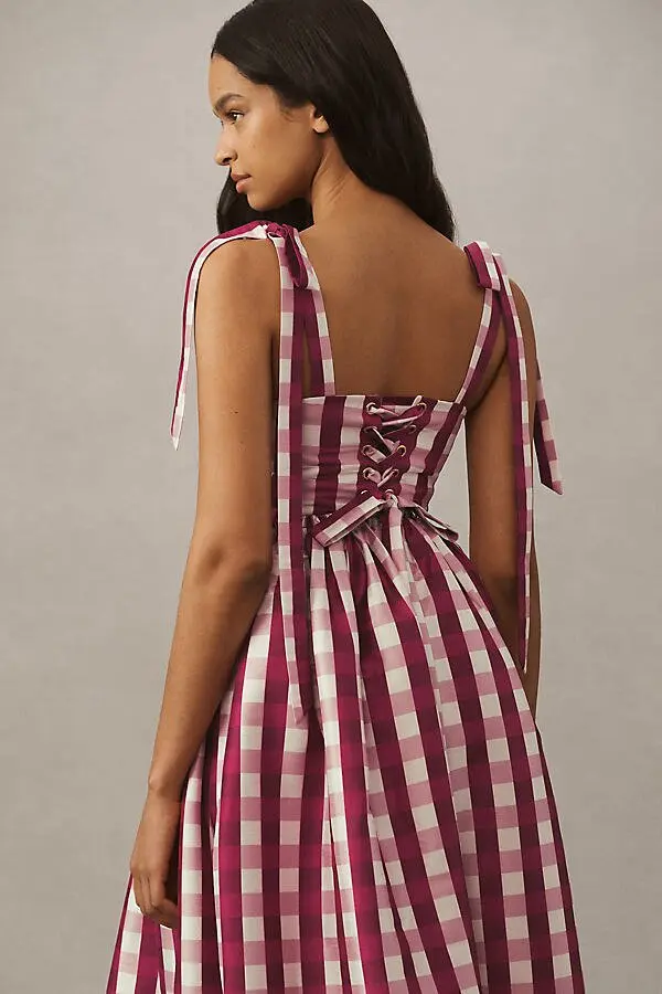 louise marie tie-strap corset taffeta maxi dress Prom dresses The 10 Best Shapewear two tone wing tip shoes up back to fit color:Taupe Pink