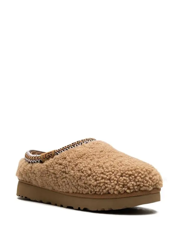UGG Tasman Maxi Curly Slippers - Brown