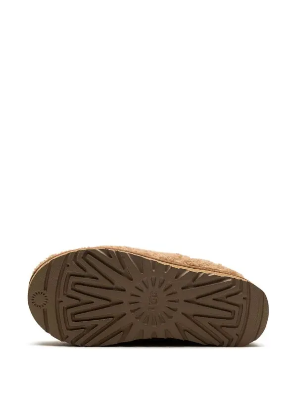 UGG Tasman Maxi Curly Slippers - Brown